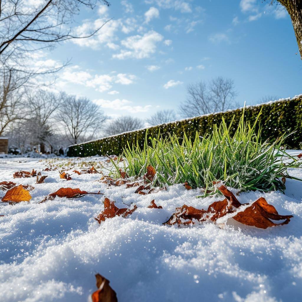 How Frozen Grass Roots Survive Winter